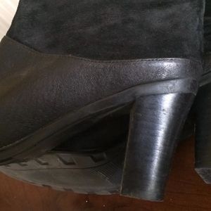 Markon | Shoes | Markon Womens 85m Black Leather Scrunch Boots | Poshmark